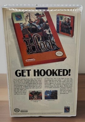 Vintage 1991 Hook Nintendo NES Print Ad / Wall Art Pop Peter Pan Sony ...