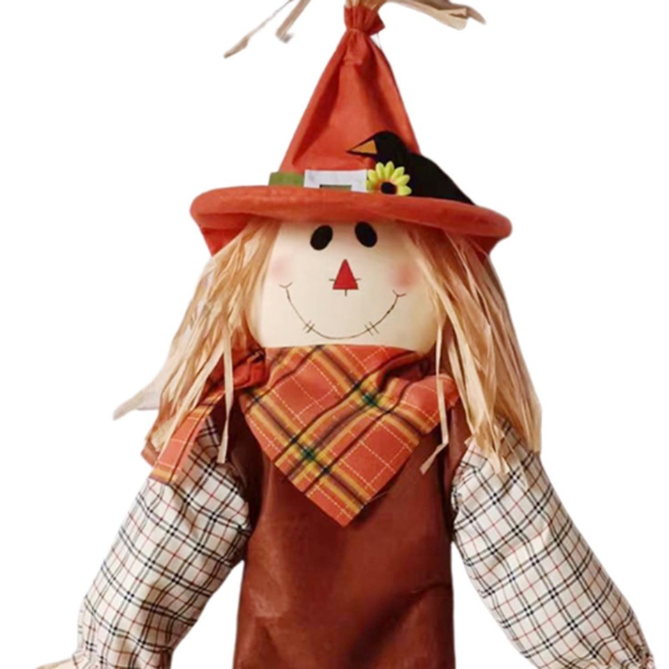 Thanksgiving Fall Straw Man Autumn Harvest Straw Man Decorative 59 ...
