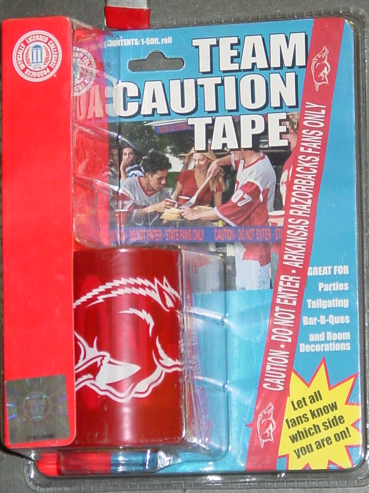 NCAA Arkansas Razorbacks Tailgating - Caution Tape, NEW (Lot of 2) | eBay