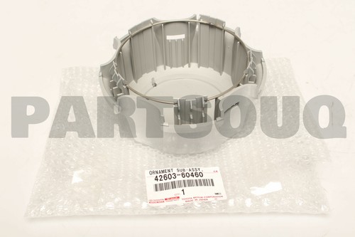 4260360460 Genuine Toyota ORNAMENT SUB-ASSY, WHEEL HUB(FOR FRONT) 42603 ...