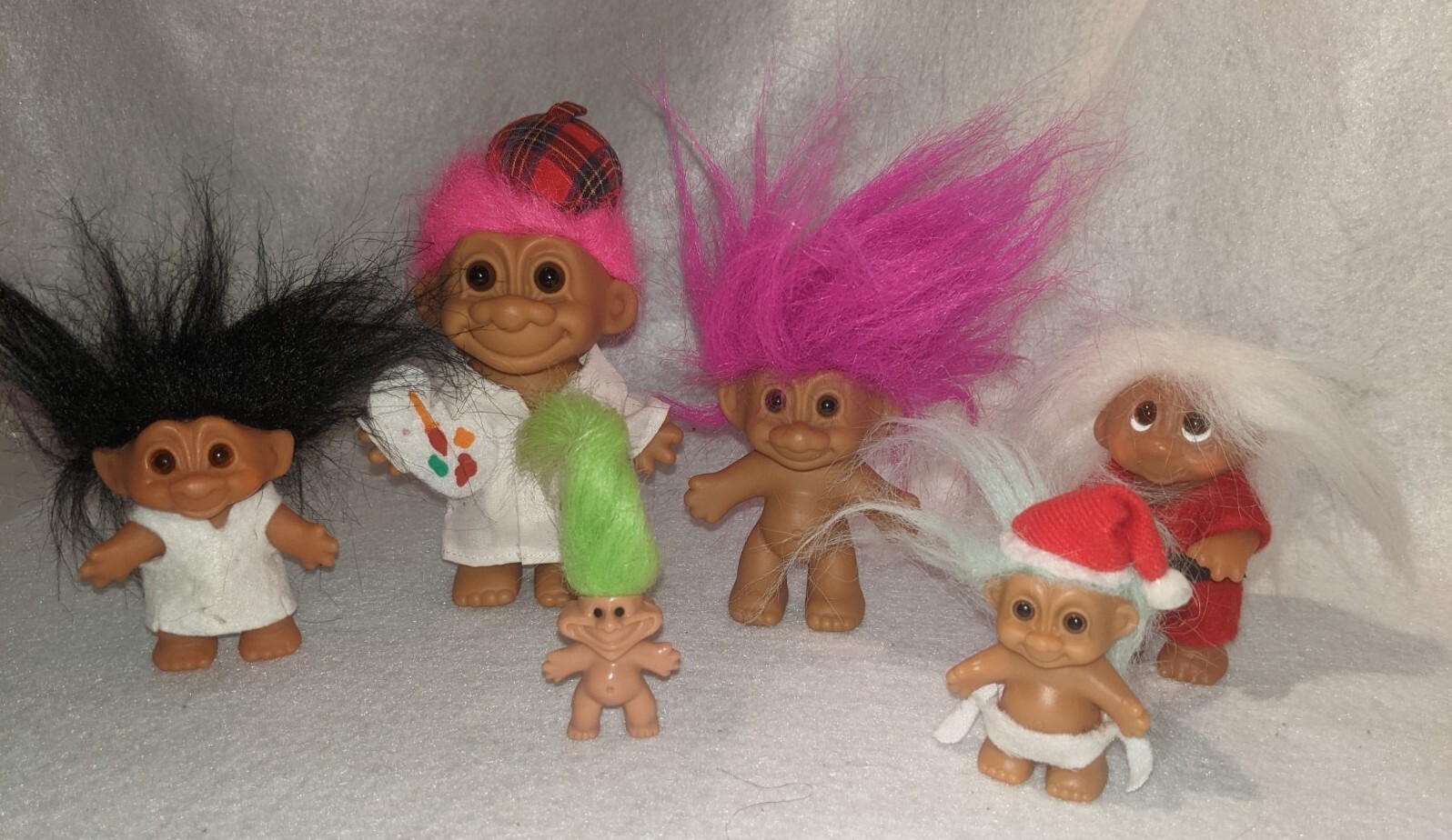 Vintage Lot of Six Mixed Troll Dolls | eBay