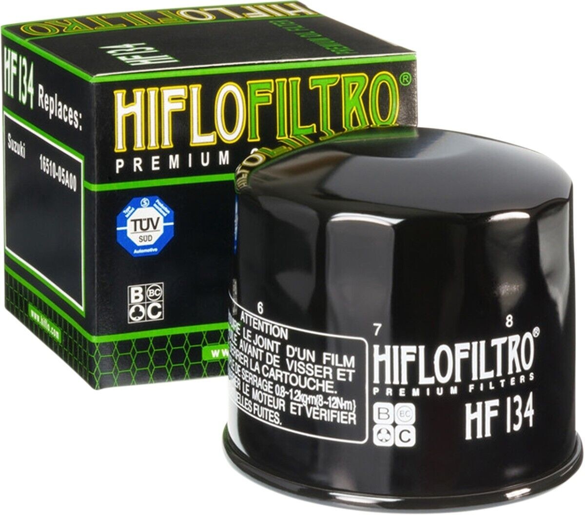 HIFLO HF 134 OIL FILTER FOR SUZUKI GV, VS, GSXR. SEE CHART SOLD EACH. D ...