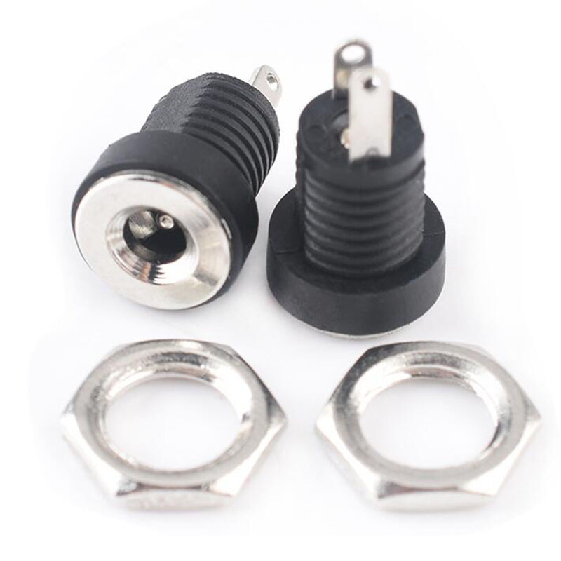 12V DC Power Barrel Jack Socket PCB Mount Female Connector For Laptop 2 ...