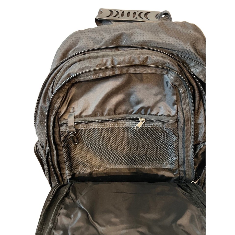 Eastsport Black 3 Section Backpack | eBay