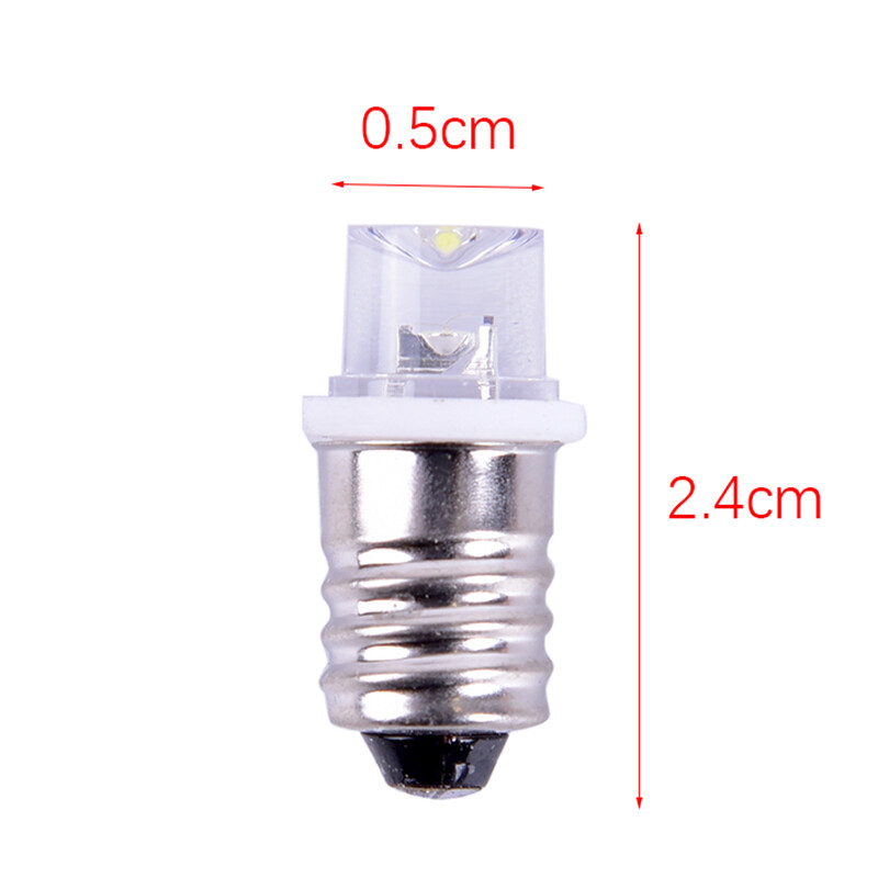 5pcs/set E10 Led Bulb DC 3V 4.5V Instrument Bulb Indicator Bulb ...