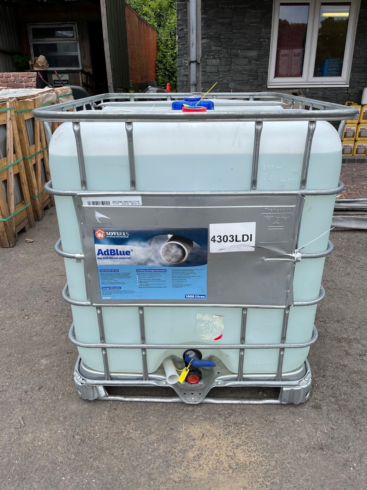 MyFuels AdBlue IBC 1000L ISO22241 VDA APPROVED | eBay UK