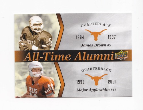 2011 Upper Deck Texas All-Time Alumni Duos #AB James Brown Major ...