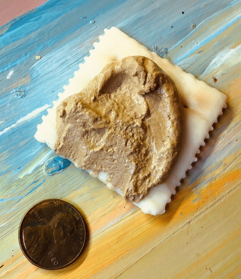 Realistic Faux Fake Food Peanut Butter Saltine Cracker 3D MAGNET Prop ...