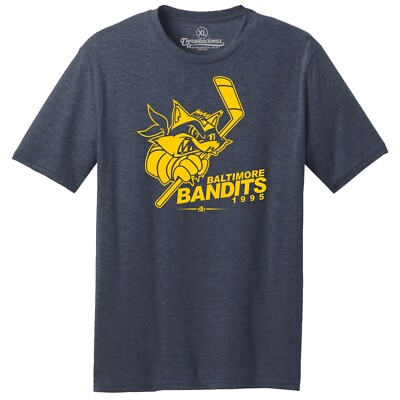 Baltimore Bandits 1995 Hockey TRI-BLEND Tee Shirt | eBay