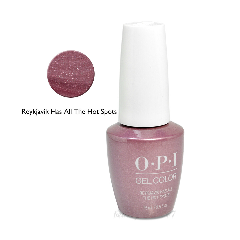 OPI Soak Off Gel Nail Polish GC I63 Reykjavik Has All The Hot Spo 0.5oz ...