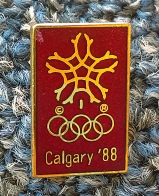 Calgary 88. Winter Olympic Games, Canada, official logo Made in Canada ...