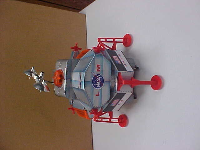 VINTAGE 1969 APOLLO 11 LUNAR LANDER DASHIN JAPAN BATTERY OPERATED TOY ...