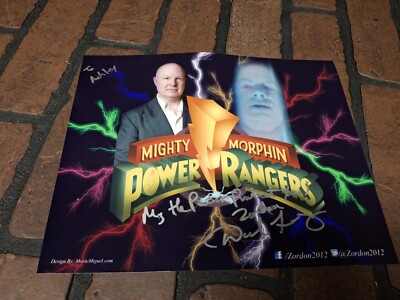 David Fielding Signed 8x10 Zordon Power Rangers To Ashley | eBay
