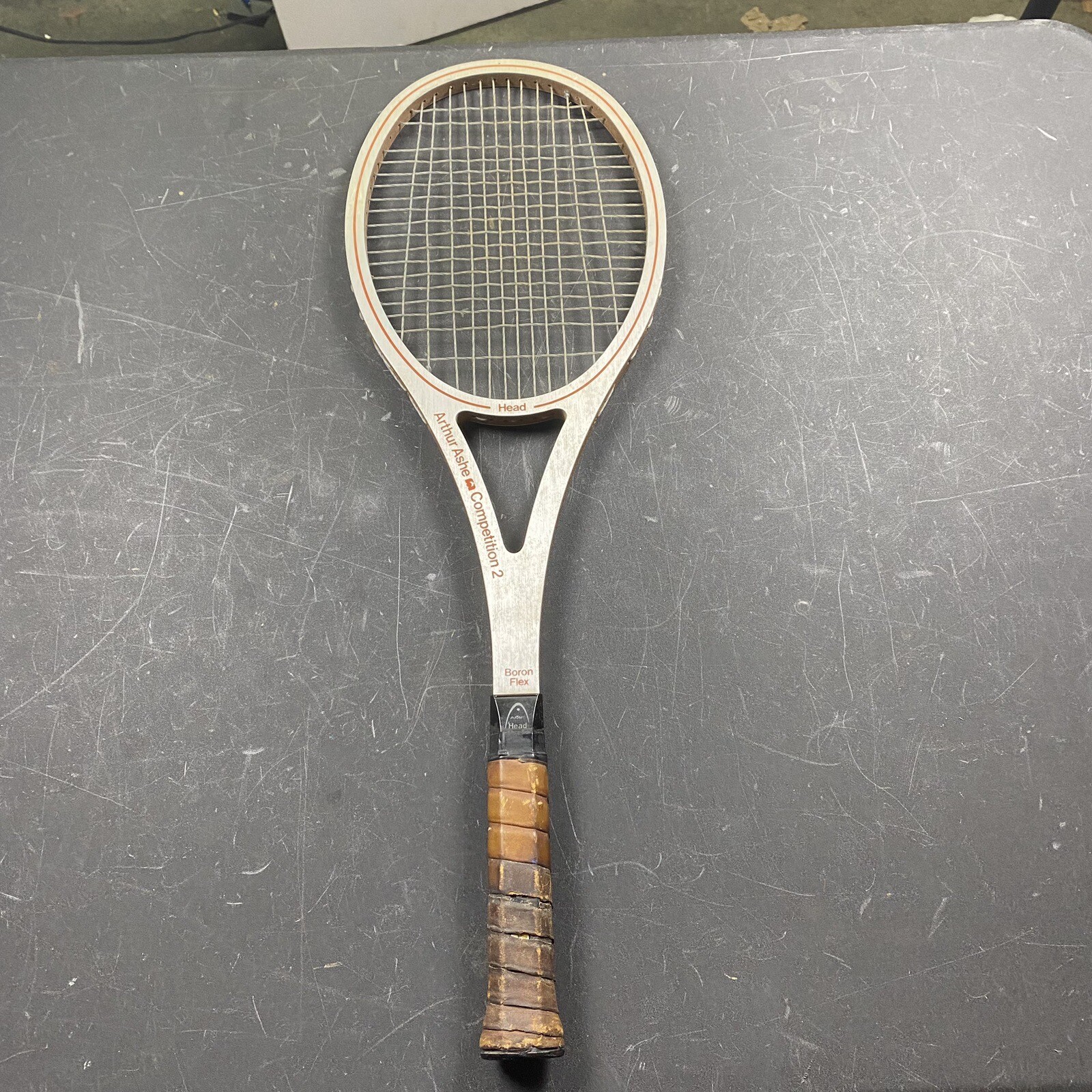 AMF HEAD Competition 2 Tennis Racquet Arthur Ashe Boron Flex With Cover ...