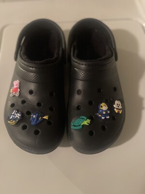 Crocs Unisex Men's and Women's Classic Lined Clog | Fuzzy Slippers ...