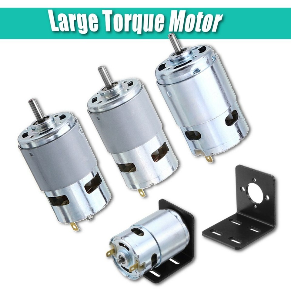 High Power Large Torque Motor 775 795 895 DC 12V~24V 12000RPM Bracket ...