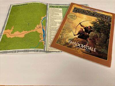 ADVANCED DUNGEONS & DRAGONS SHADOWDALE FORGOTTEN REALMS 9247 FR5 1988 ...