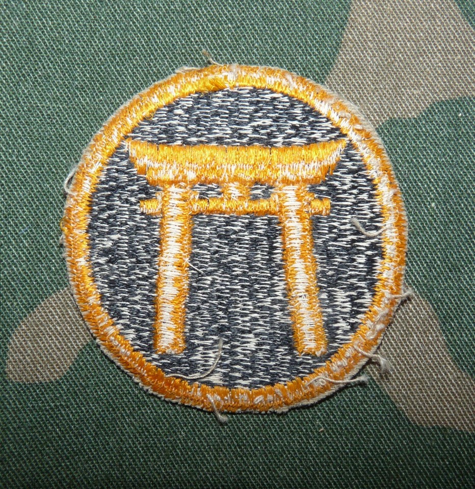 Original WW2 era US Army Ryukyus Command Cut Edge Shoulder Patch - no ...