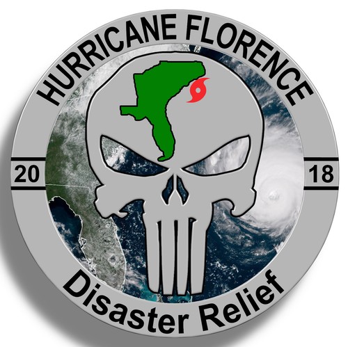 Hurricane Florence Disaster Relief 2018 Sticker, Decal, Carolinas Coast ...