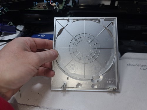 Sony PS2 Slim Model TOP Cover Silver**Disk Door ONLY**-^^NOT 90000 ...