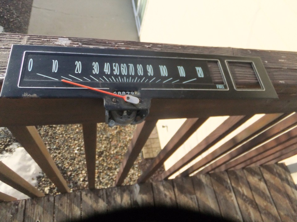 1970-1972 CHEVELLE MALIBU OR EL CAMINO ORIGINAL SPEEDOMETER (SOME RUST ...