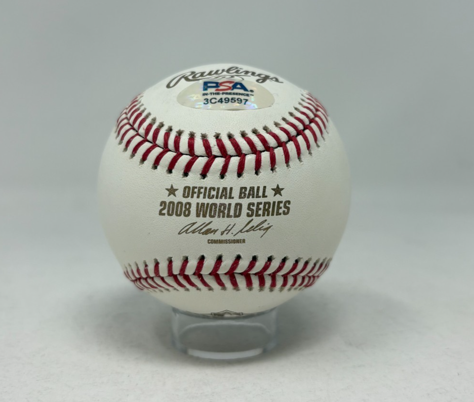 So Taguchi Signed Official 2008 World Series Baseball Kanji Isnc PSA ...