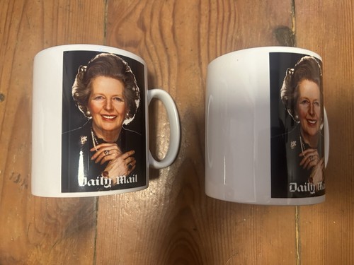 Margaret Thatcher Daily Mail Quote Mugs x2 | eBay UK