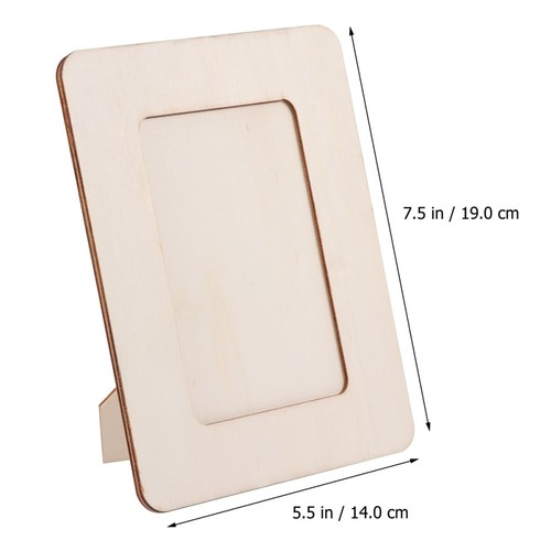 4 Pcs Wooden Picture Frame Stands for Display Rectangle Photo ...