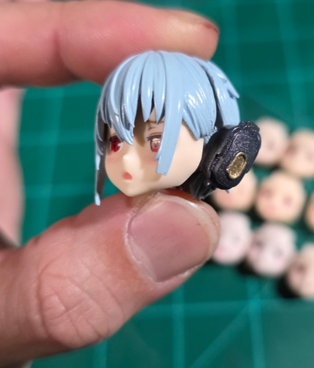 1/12 scale custom headsculpt - Unused character scaled for Megami ...