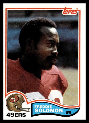1982 Topps #492 Freddie Solomon San Francisco 49ers Football Card EX/NM ...