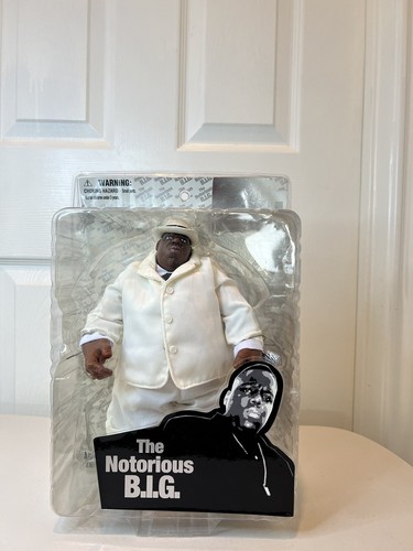 Mezco The Notorious B.I.G. Biggie Smalls White Suit 9" Hip Hop Action ...