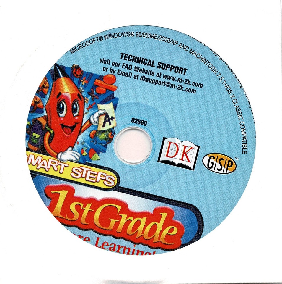 Dk Smart Steps 1st Grade Pc Brand New Cd Rom Only In A Paper Sleeve ...