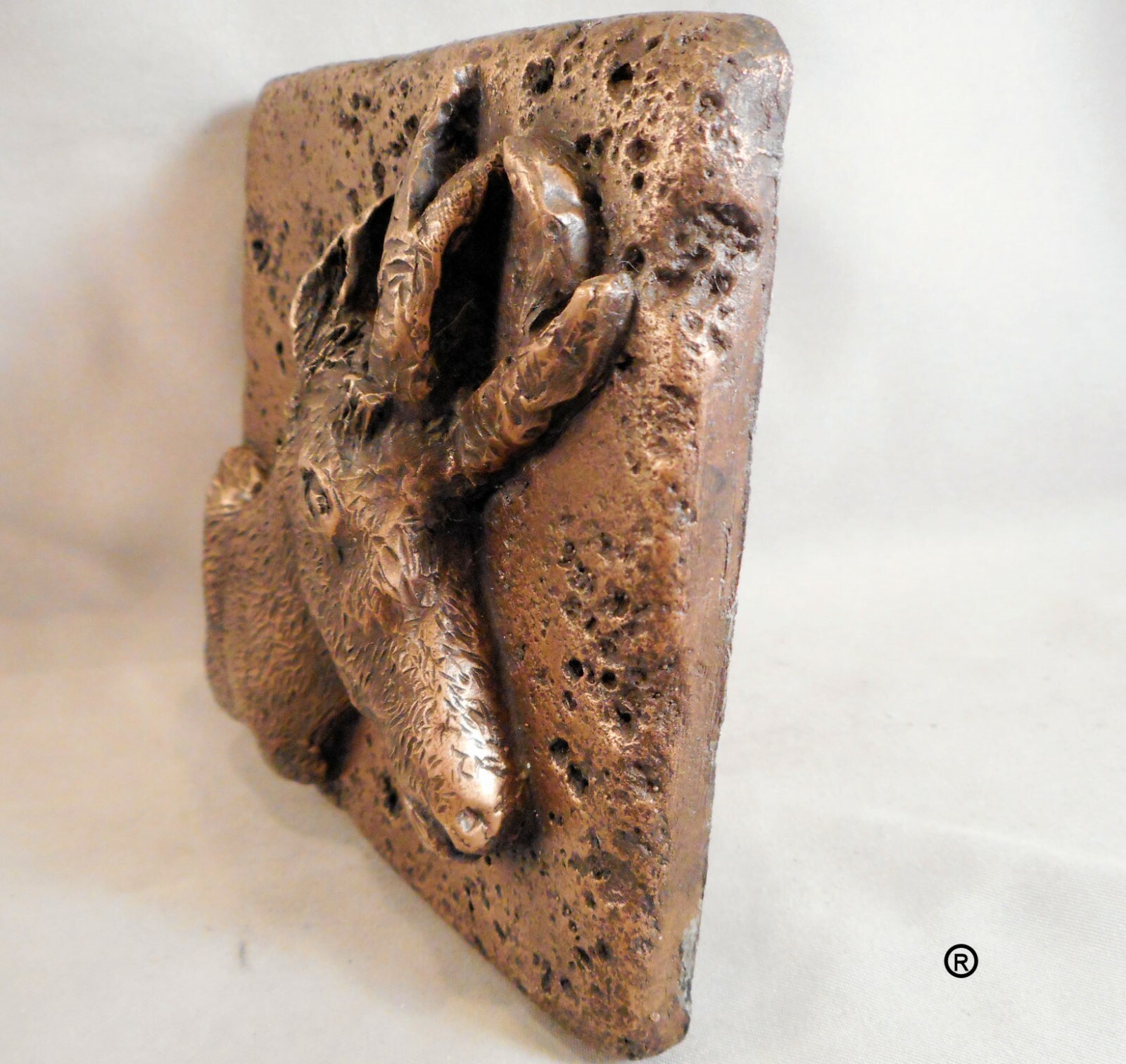 Bronze Wildlife (Antelope) 4"x4" Decorative Wall Tile | eBay