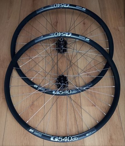 650b DT Swiss Gravel G540 Disc, Shimano M525A 6-Bolt Hub Wheelset, 100 ...