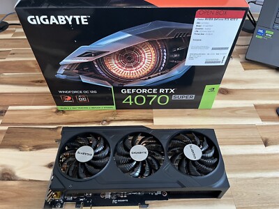GIGABYTE GeForce RTX 4070 SUPER WINDFORCE OC 12G Graphics Card | eBay