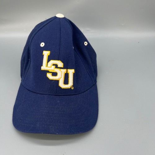 Vtg LSU Tigers Hat M/L ZEPHYR Mens Cap Fitted Baseball NCAA College ...