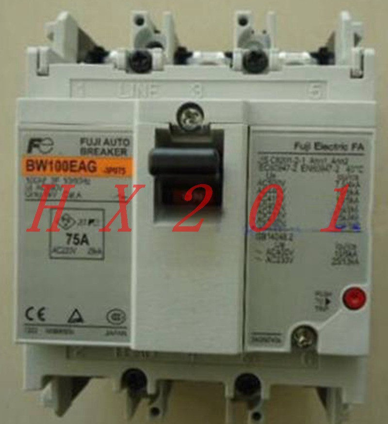 ONE NEW FUJI BW100EAG 3P 75A Circuit breaker | eBay