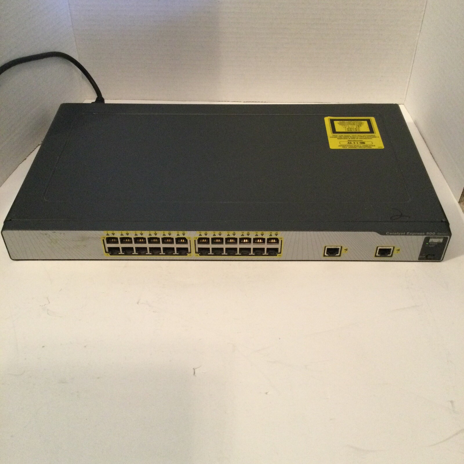 Cisco Catalyst Express 500 WS-CE500-24PC V01 24-Port 10/100 Ethernet ...