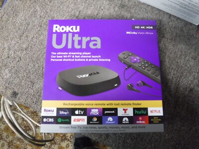 *NEW* Roku Roku Ultra 4K Streaming Device, 4802R 829610005201 | eBay