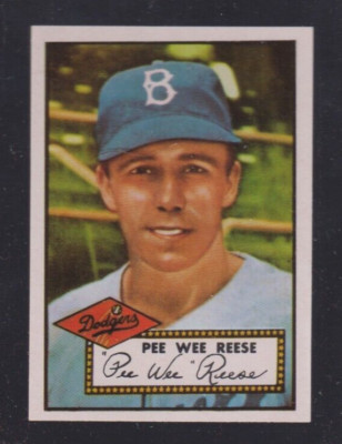 1983 Topps 1952 Reprint #333 Pee Wee Reese - Brooklyn Dodgers - 290 - 🔥 ...