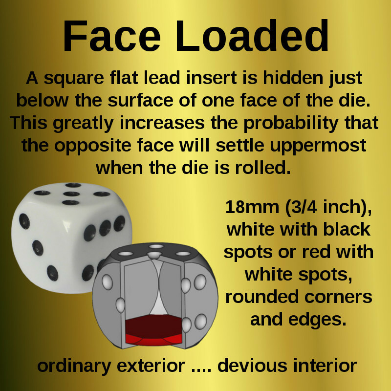 Rolling Dice Probability Loaded Dice, Rolls Desired Number 6 Options
