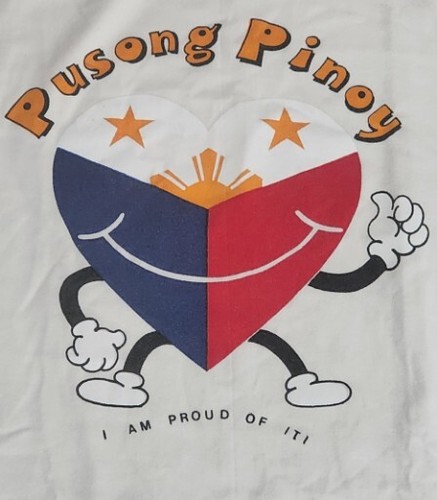 Pusong Pinoy T-Shirt Sz Large Filipino Pride Tee | eBay