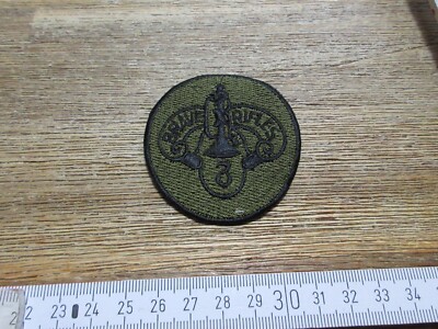Military Patch Badge 3rd Cavalry Regiment Brave Rifles US Army Uniform ...