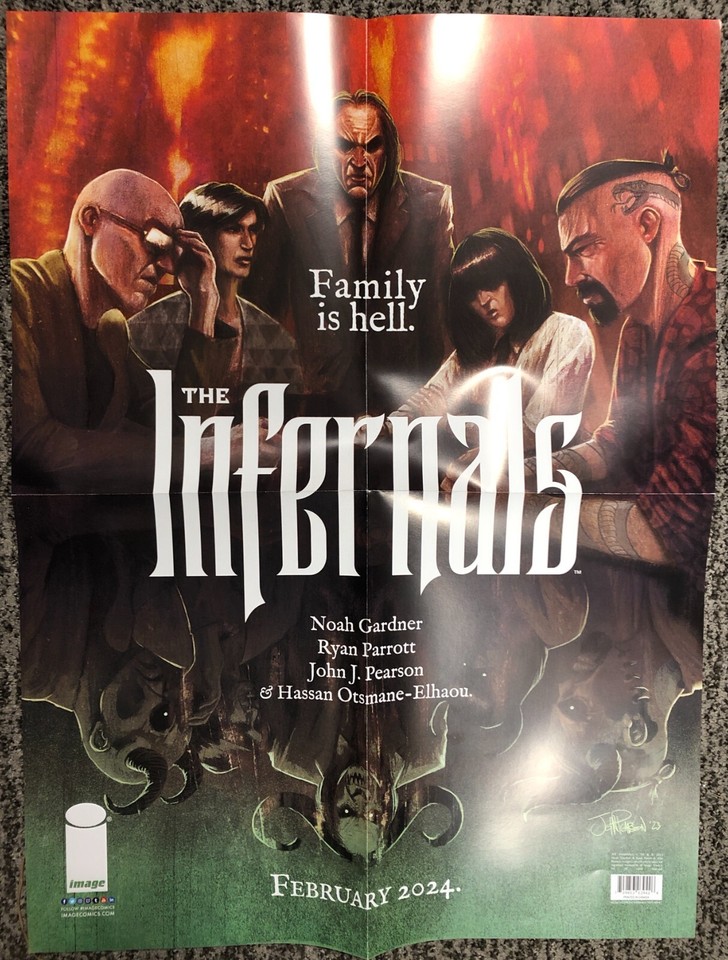THE CABINET/THE INFERNALS REVERSIBLE IMAGE COMICS PROMO POSTER (2023 ...