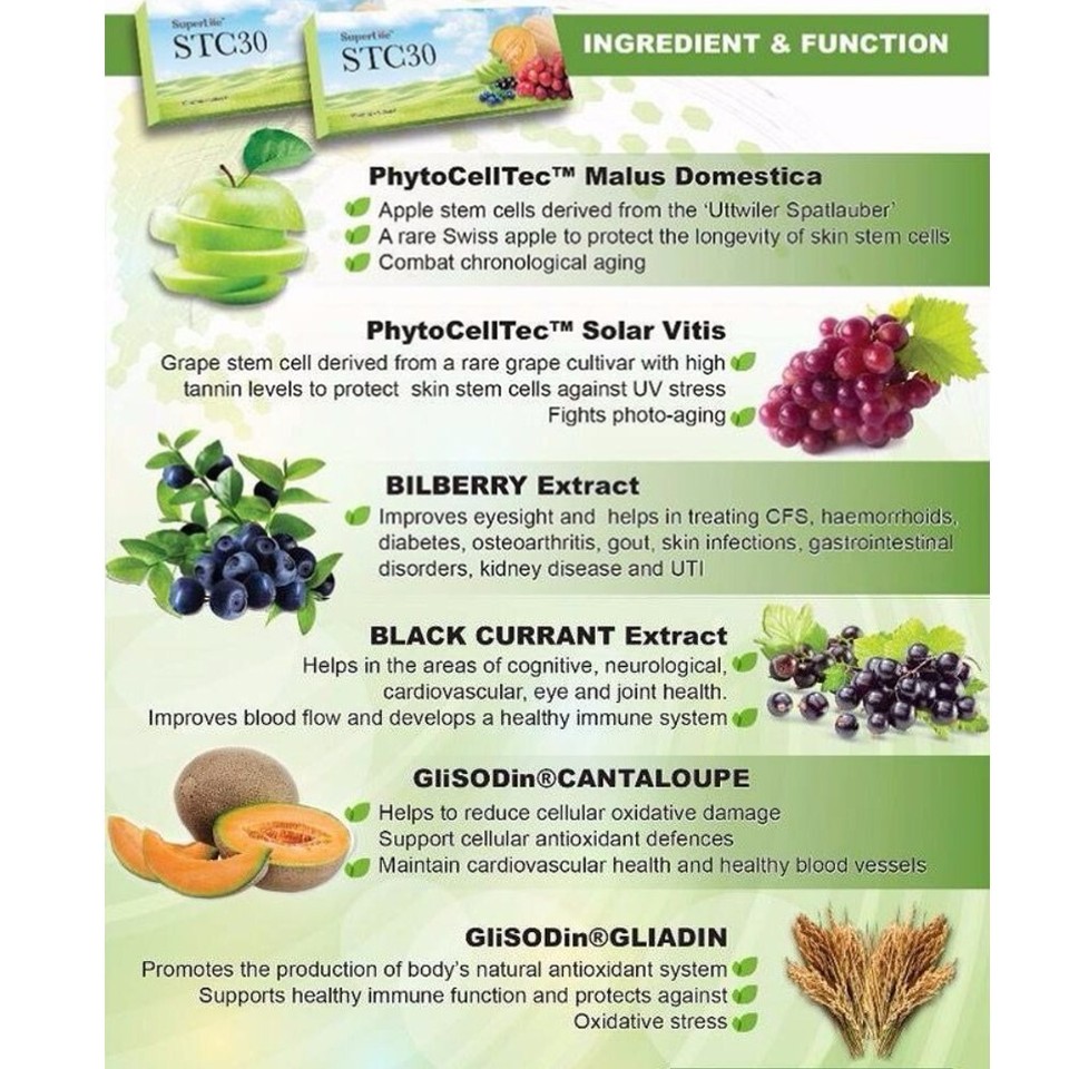 Superlife STC30 Stem Cell Anti Aging Supplement Activator STC Wrinkles ...