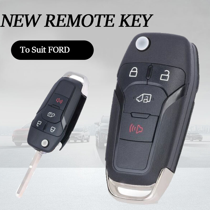 Ford TRANSIT Flip Key Remote Fob 4 Button OEM Uncut Blade 2019-2020 N5f ...