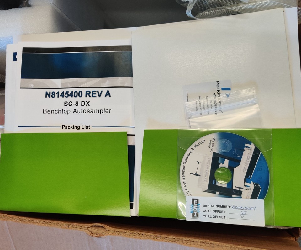 ESI SC-8 DX Autosampler w Accessories PerkinElmer Avio Agilent Thermo ...