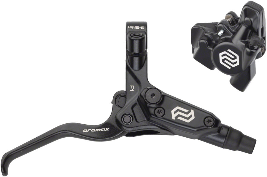 Promax F1 / DSK-927 Disc Brake and Lever - Rear, Hydraulic, Flat Mount ...