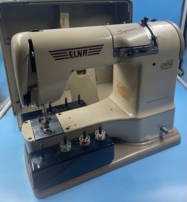 Vintage ELNA Supermatic Sewing Machine / Precision Made In Switzerland ...