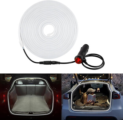 Trunk Interior LED White Light Strip Lighting Atmosphere Lamp Fits 21 ...